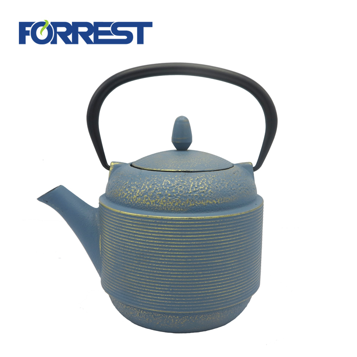 China Metal Tea kettle 800ML cast iron enamel coated teapot factory and ...