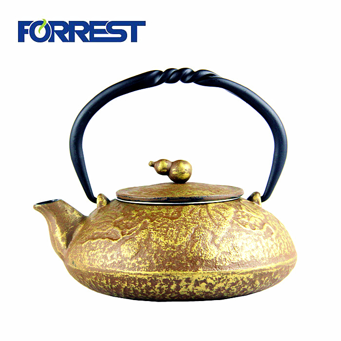 China Hot Sale Cast Iron Turjish Double Tea Pot Chinese Tea pot Kettle ...